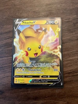 Pikachu V 043/185 Vivid Voltage NM Ultra Rare Pokemon Card | eBay