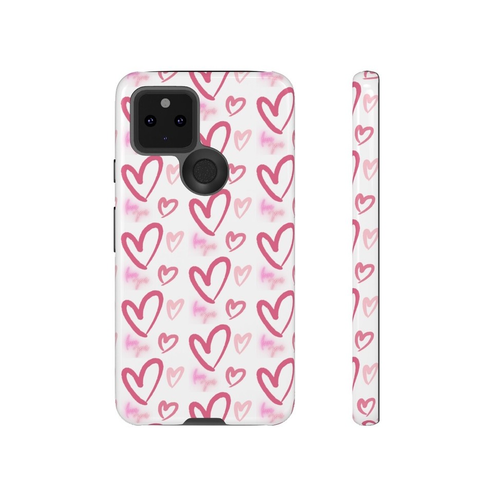 Love You Pattern Phone Case, uplifting, inspiring, feel good gifts | eBay