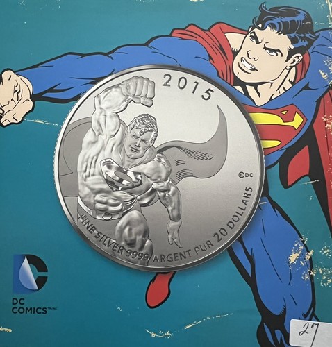 Canada 2015 $20 for $20 DC Comics™ Originals: Superman™ Fine Silver ...