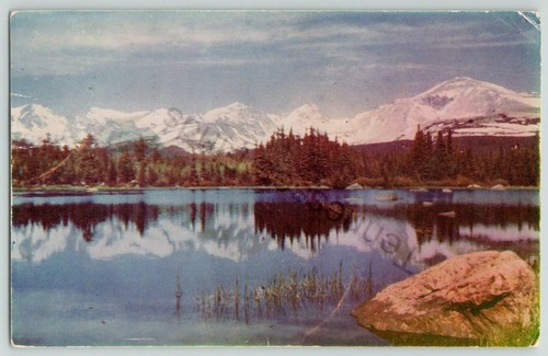 Red Rocks Lake Estes Park Rocky Mountains Colorado Postcard Travel Vtg ...