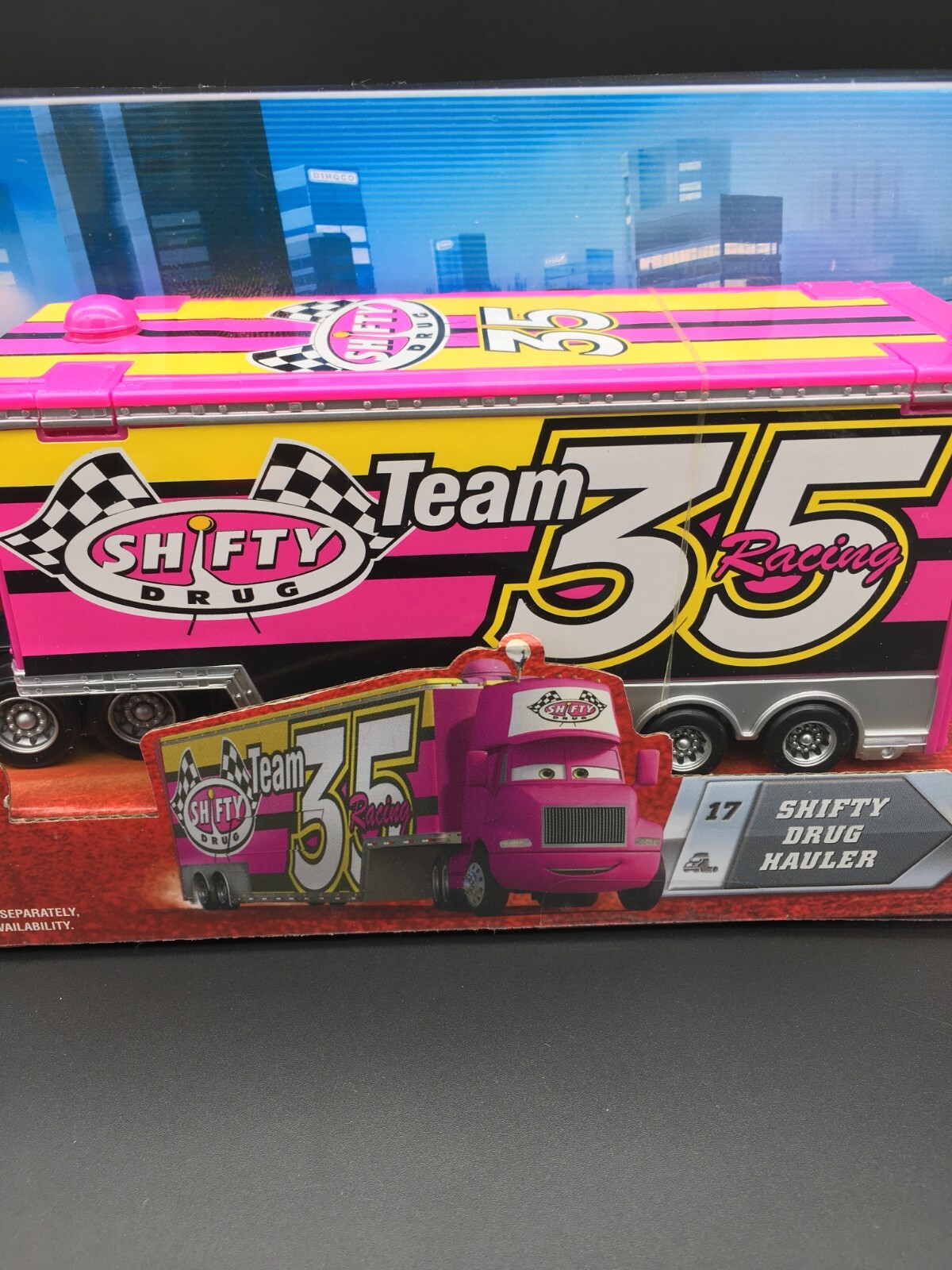 Disney Pixar Cars Shifty Drug Hauler Semi 17 Pink Final Lap US ...