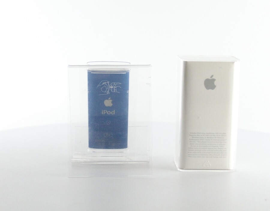 Boxed Apple iPod A1285 8 GB nano 4th Generation Chromatic Blue ...
