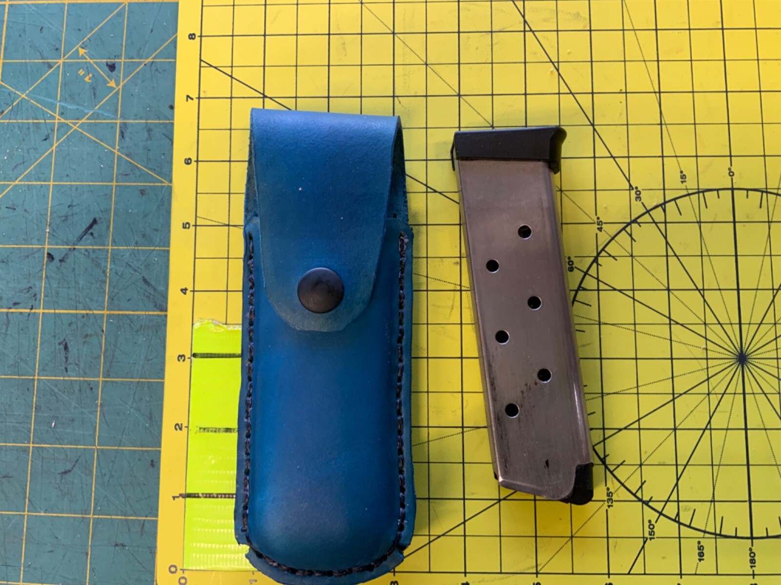 Handmade Leather 1911 single stack mag pouch | eBay