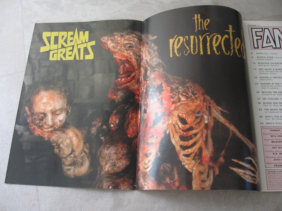FANGORIA HORROR MAGAZINE #117 Candyman, Dust Devil, Twin Peaks, Raising ...