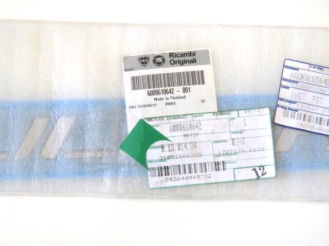 Genuine New FIAT FULLBACK REAR BADGE Logo Emblem For 2016+ 6000610642 ...