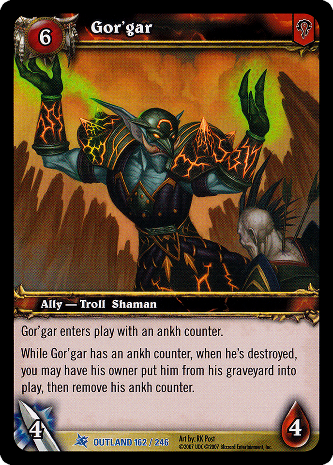 World of Warcraft WoW TCG Fires of Outland Set Rares/Epics CHOOSE YOUR ...