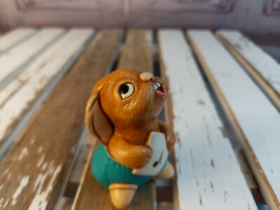 vtg vintage Pendelfin statue made England rabbit bunny bath rolly ...