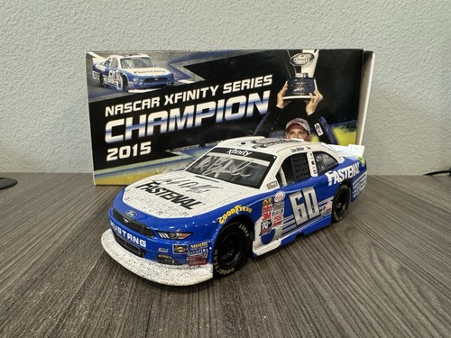2015 Chris Buescher #60 Fastenal Champion Dual Signed 1:24 NASCAR ...