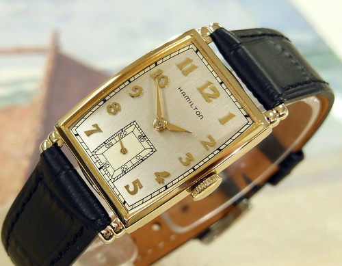 1941 Vintage HAMILTON MYRON, Stunning SILVER Dial, Serviced & Warranty ...