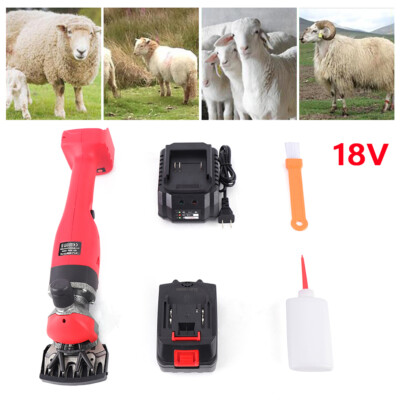 300W Electric Sheep Shear Clipper Wool Goats Livestock Trimmer ...