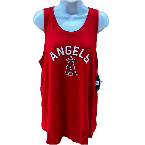 Los Angeles Angels New Era Women’s MLB Tank Top Large Red Official ...
