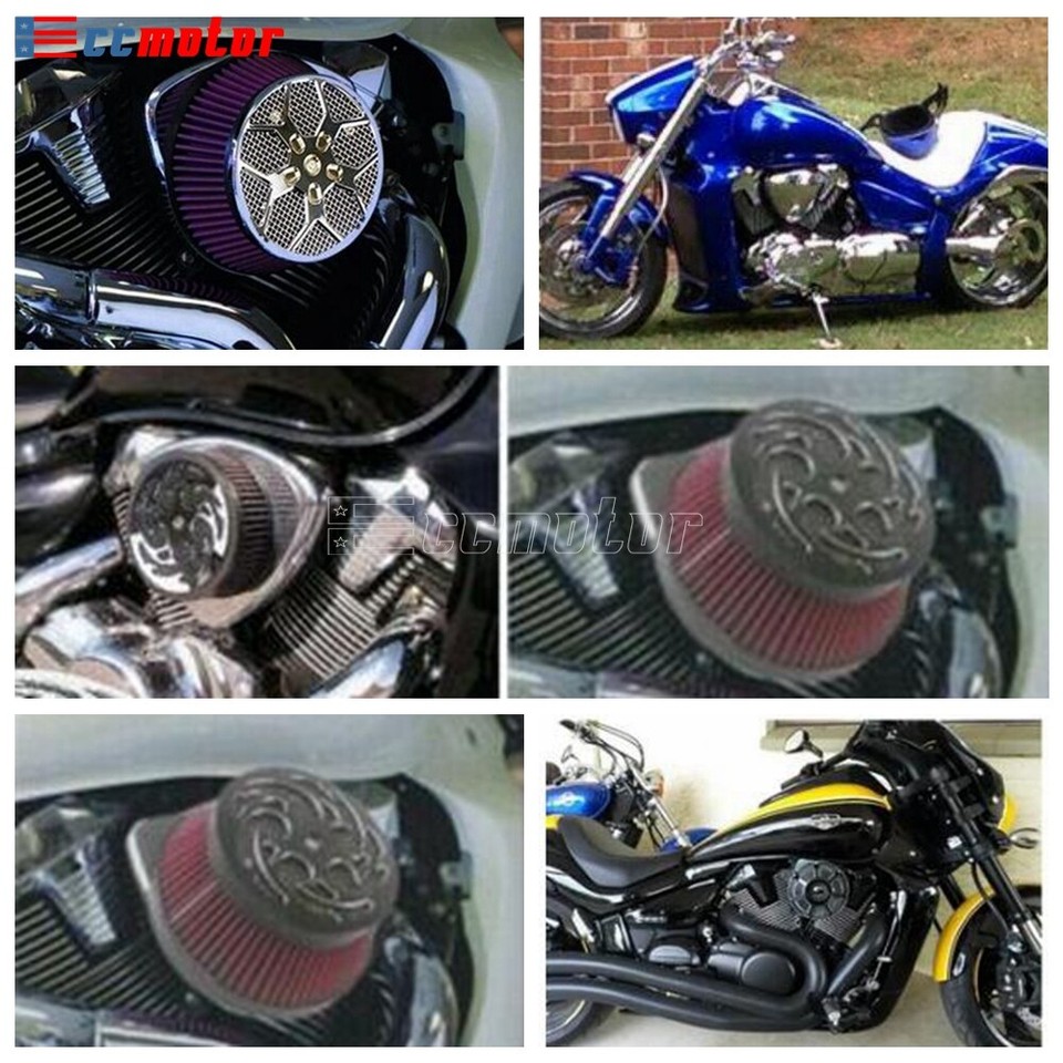 For Suzuki Boulevard M109R BOSS VZR 1800 2006-2019 Air Cleaner Intake ...