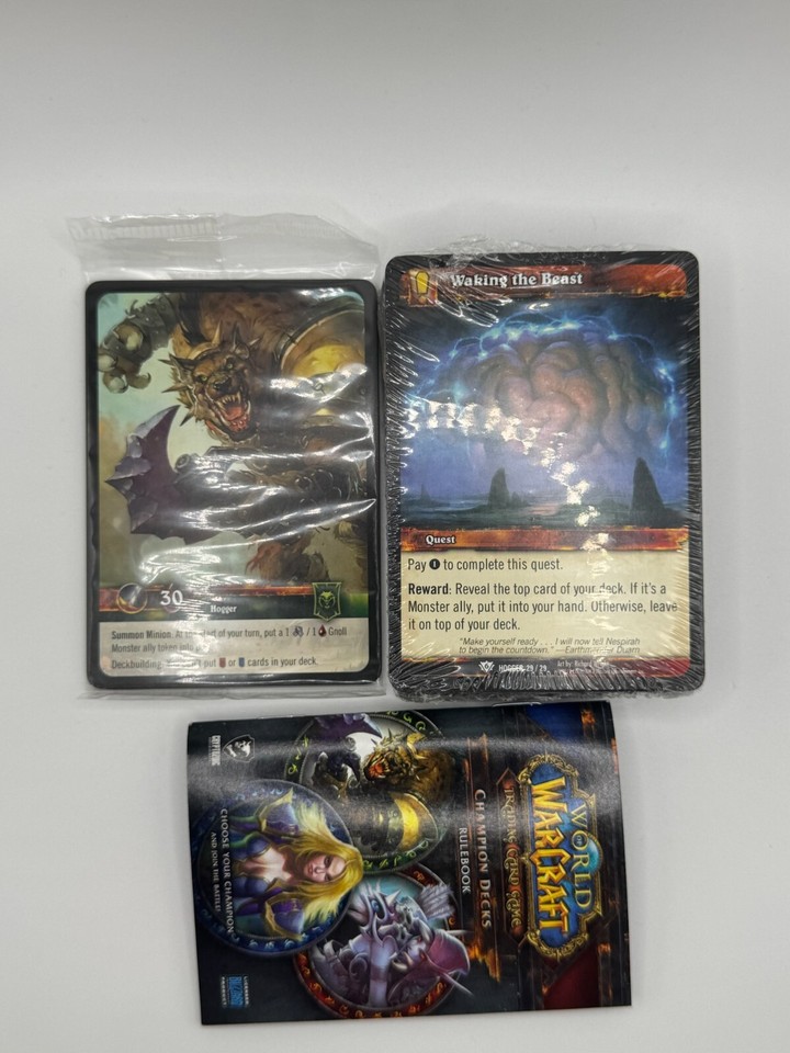 World Of Warcraft TCG Champion Deck Hogger Sealed Cards | eBay