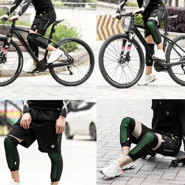 RockBros Cycling Knee Pad Shin Pad Calf Guard Protect Leg Sleeve Cover ...