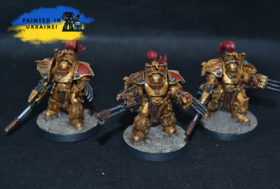Legio Custodes Aquilon Terminators with Infernus Firepikes | eBay