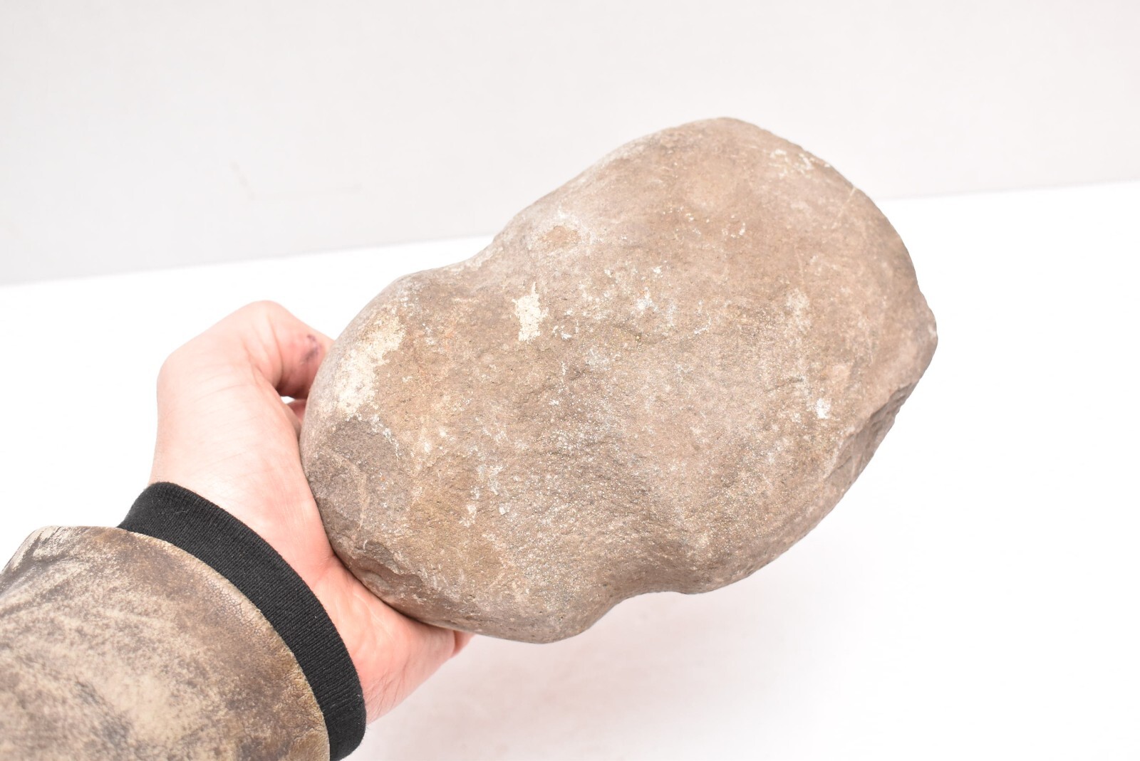 Huge 7" Native American Indian Stone Grooved Axe Head Artifact | eBay