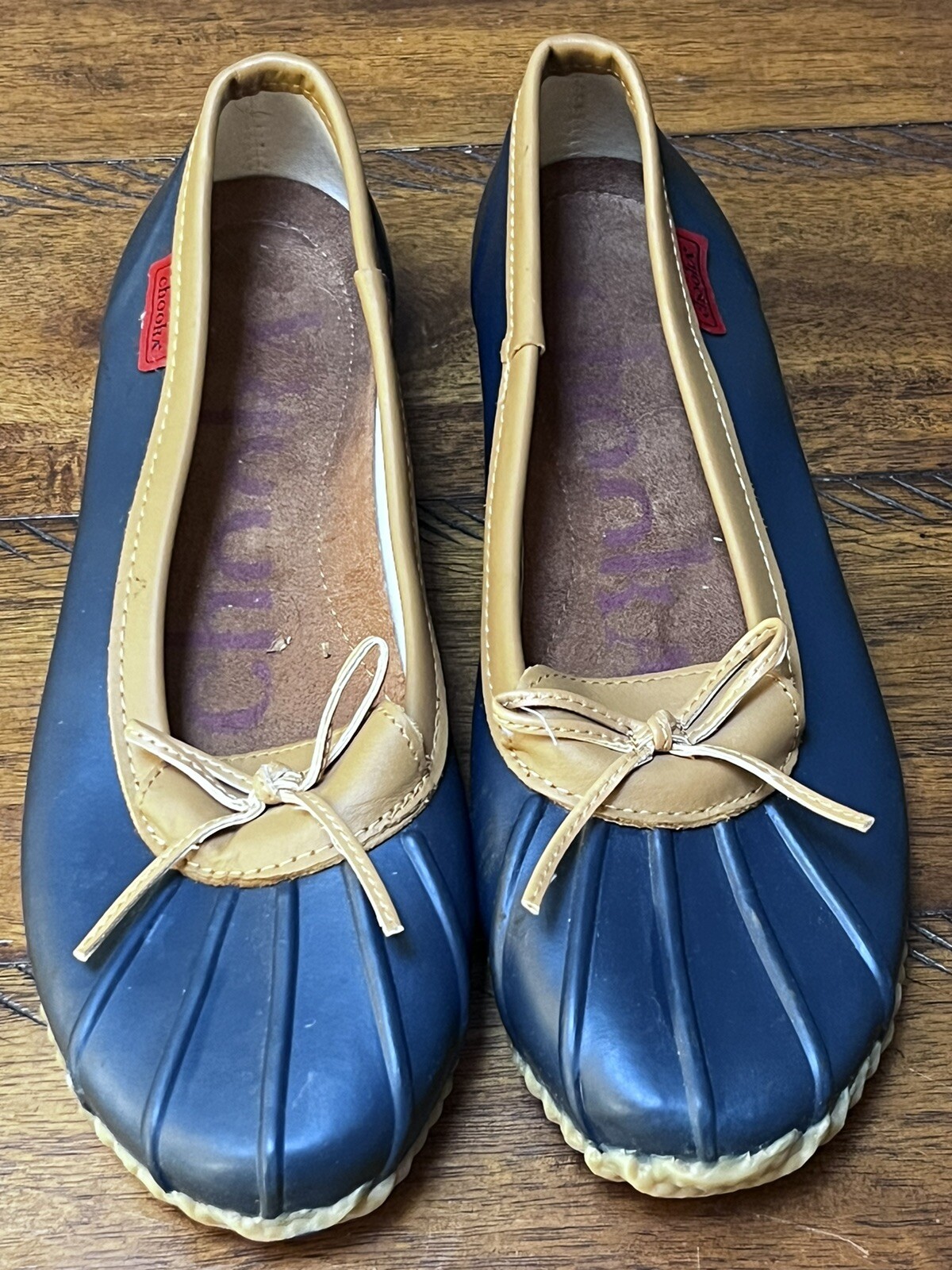 Chooka Solid Duck Skimmer - Navy - Women’s Size 10 - Waterproof- Slip ...