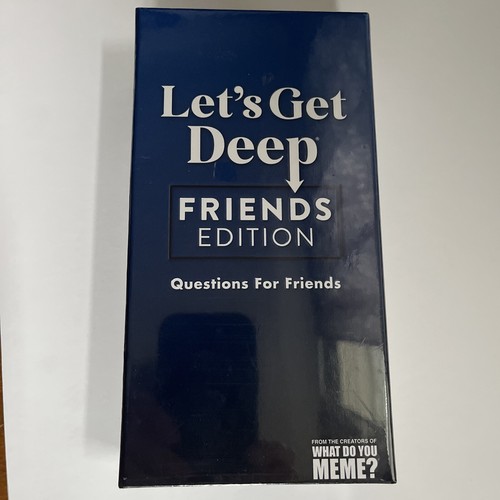 Let's Get Deep Friends Edition The Party Game Full of Hilarious Unique ...