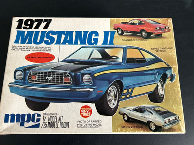 MPC 1977 Ford Mustang II 3-in-1 Model Car Kit | eBay