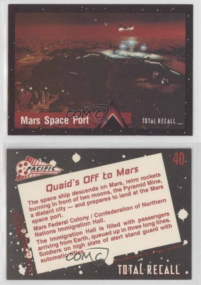 1990 Pacific Total Recall Mars Space Port #40 1i8 | eBay