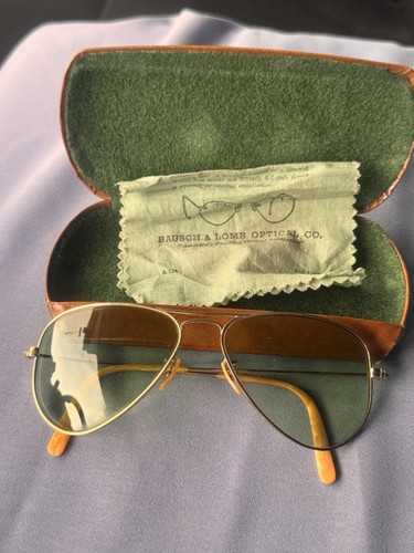 1937 RAY BAN WW2 AVIATOR B&L 1/10 12KGF 1st GENERATION SUNGLASSES. | eBay
