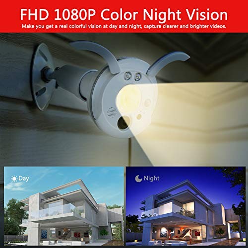 Sengled Floodlight Camera with Motion Sensor Light, Outdoor Security 1 ...