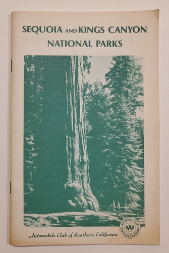 Vintage 1981 AAA Sequoia & Kings Canyon National Parks - Travel ...