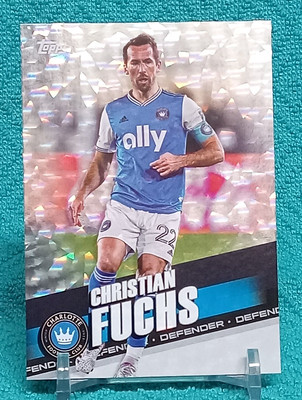 2022 Topps MLS Soccer Christian Fuchs Icy White Foil Charlotte FC | eBay