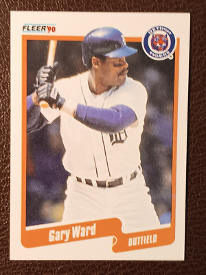 GARY WARD DETROIT TIGERS 1990 FLEER BASEBALL CARD #618 | eBay