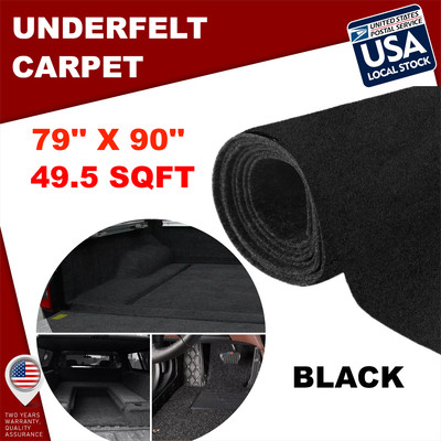 Car Underfelt Non-Woven Fabric Underlay Floor Cabin Renovate 2mm 2.3m× ...