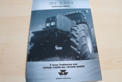 127047) Massey Ferguson MF 3200 - technische Daten - Prospekt 05/1999 ...