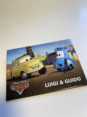 2006 Vintage Disney Cars pixar Pin luigi & Guido promotional pin button ...