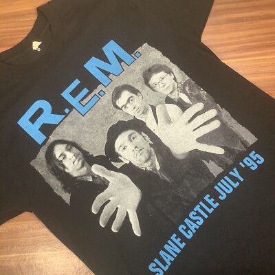 Vintage 1995 REM/Oasis Slane Castle Concert T-shirt - Rare Retro Dublin ...