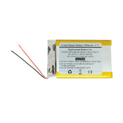 Battery For BW GasAlert Micro Clip XL, Microclip Gas Detecto, MCXL-MPCB ...