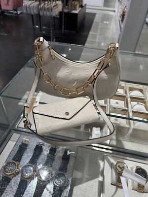 Michael Kors Cora Large Crossbody Leather Shoulder Handbag Purse Bag ...