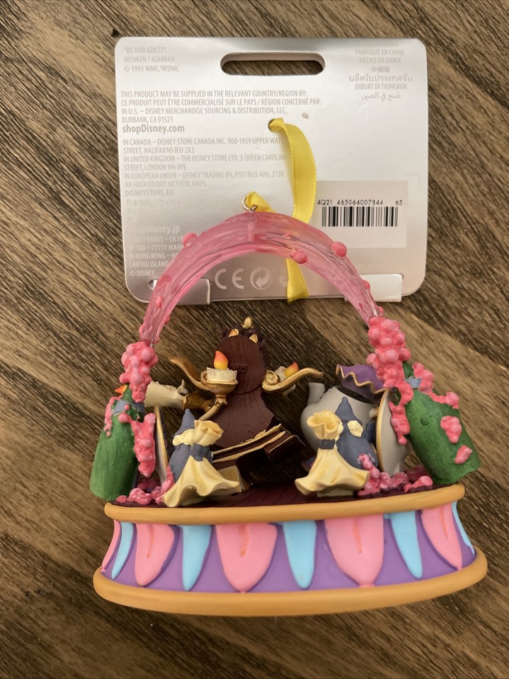 Disney Store Sketchbook Ornament “ Lumiere and Friends Singing Living ...