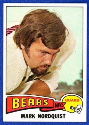 1975 Topps Football # 337 Mark Nordquist Chicago Bears | eBay
