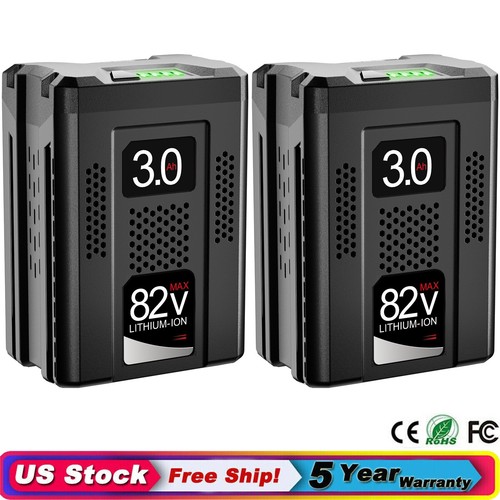 2x 3 Ah Lithium-ion Battery For Snapper Briggs & Stratton 82V MAX XD ...