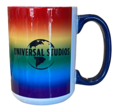 Universal Studios Logo Globe Rainbow Coffee Mug New With Tag | eBay