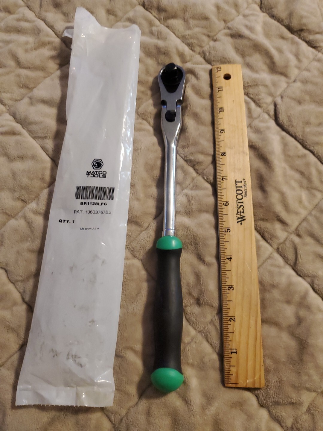 Matco Tools 40th Anniversary Black 3/8 Soft Grip Locking Flex Ratchet ...