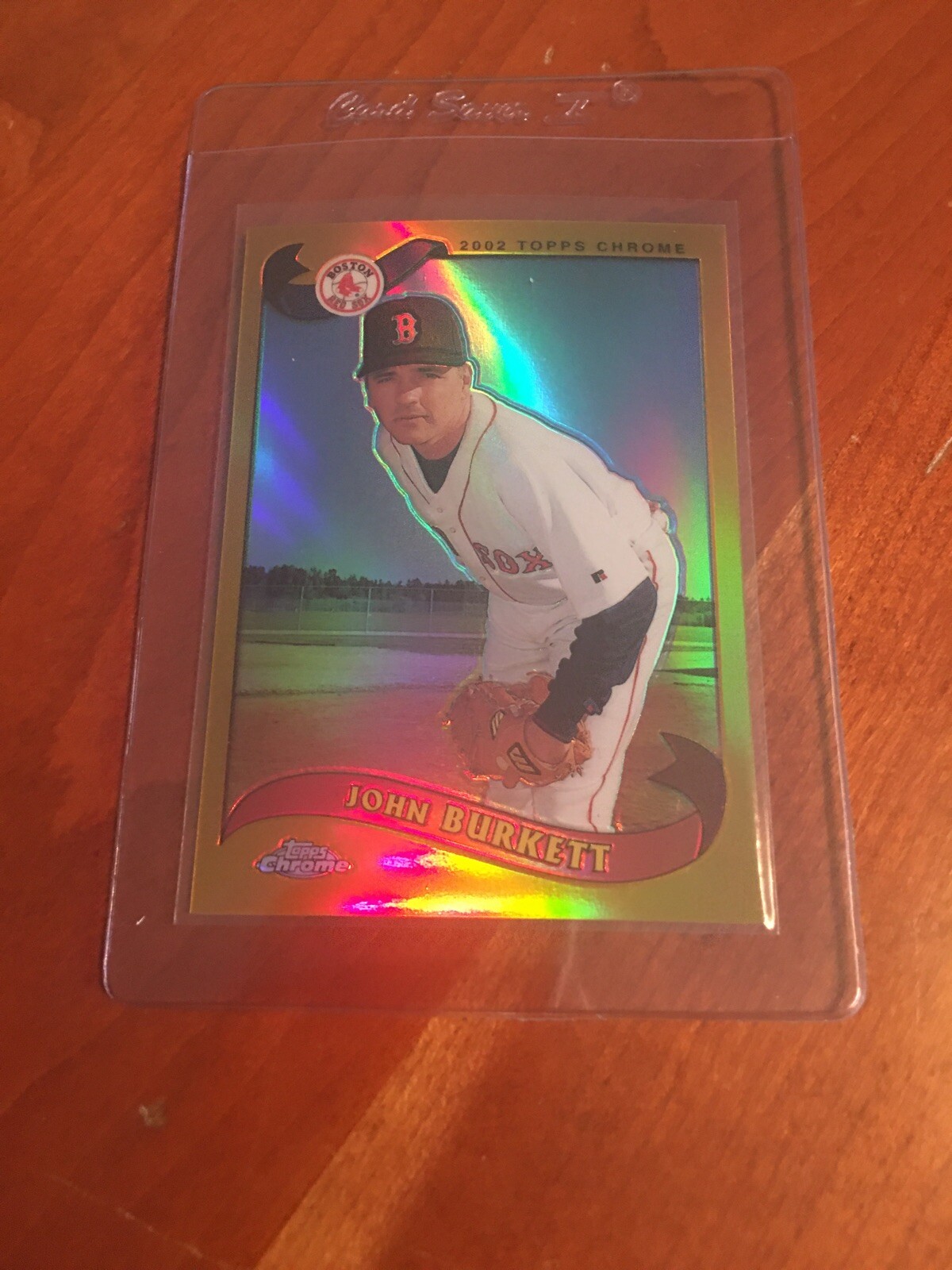 2002 Topps Chrome Gold Refractor JOHN BURKETT MINT+ RED SOX | eBay