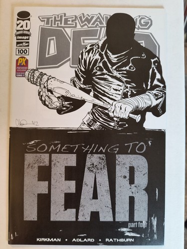 Image Comics The Walking Dead #100 SDCC 2012 PX Exclusive Variant Cover ...