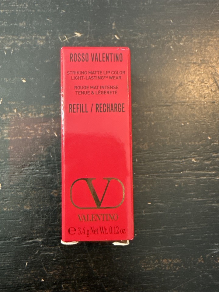 Valentino Rosso Valentino Matte Lip Color Lipstick REFILL #107A ODE TO ...