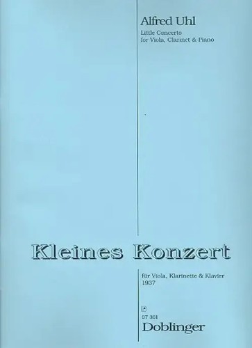 Klein Concerto Clarinet Viola And Piano | A. Uhl | Buch | Doblinger ...