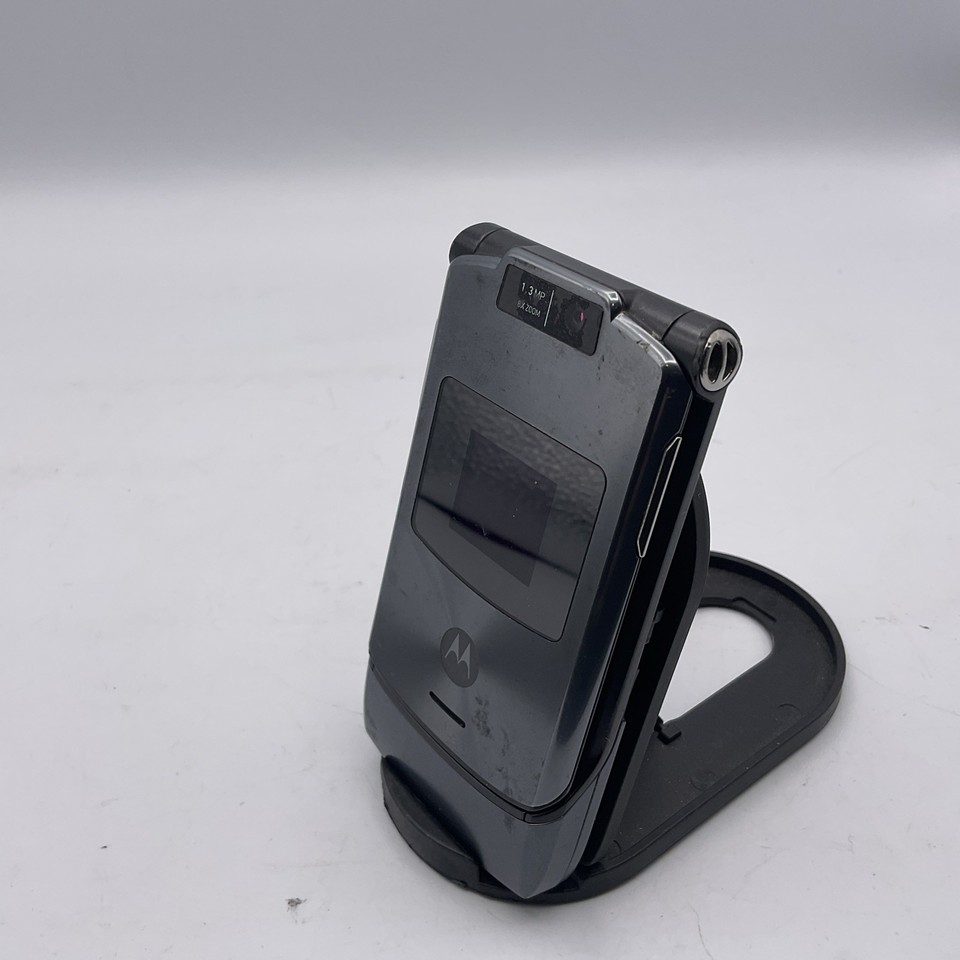 AT&T Original Motorola RAZR V3xx -Silver/Gray 2G Flip Phone Cingular ...