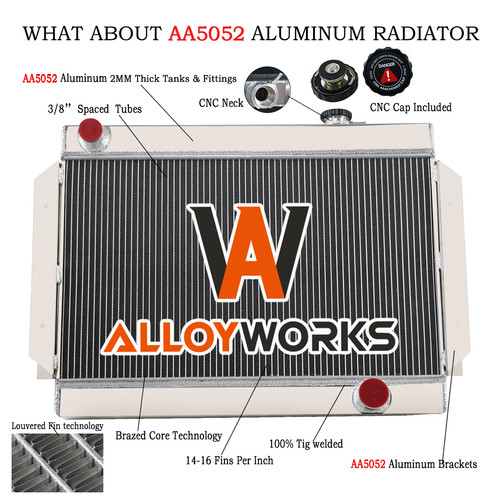 3 Row Radiator For Holden HG HT HK HQ HJ HX HZ LC LJ LH LX Torana chevy ...