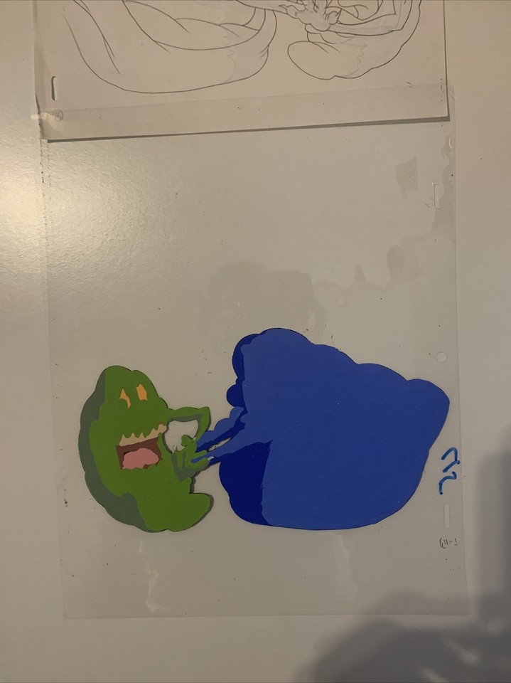 The Real Ghostbusters Original Animation Cel And Original Drawing | eBay