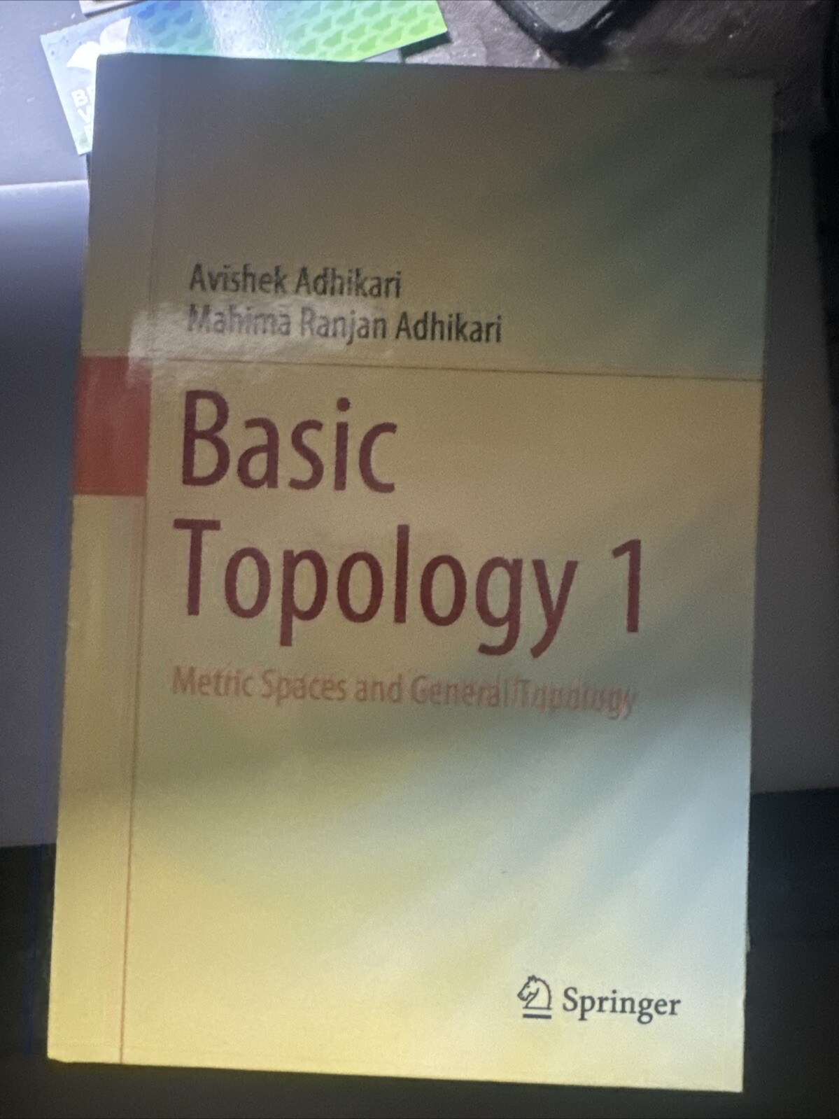 Basic Topology 1 : Metric Spaces and General Topology by Mahima Ranjan ...
