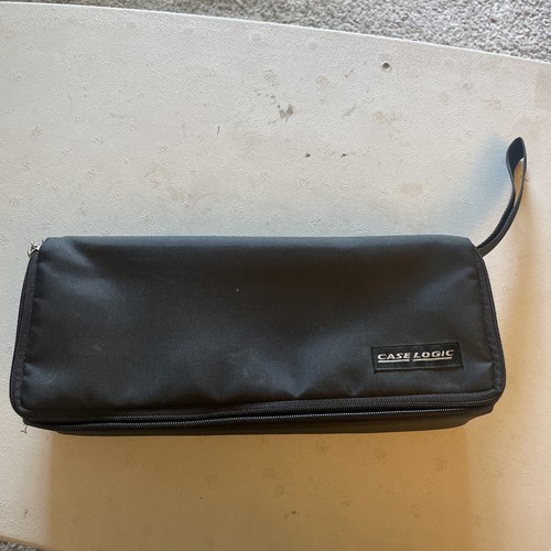 Vintage Case Logic 15 Cassette Tapes Case Storage Travel Black | eBay