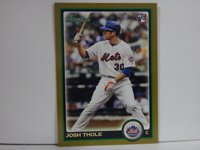 2010 Bowman Gold Josh Thole #219 Rookie RC | eBay